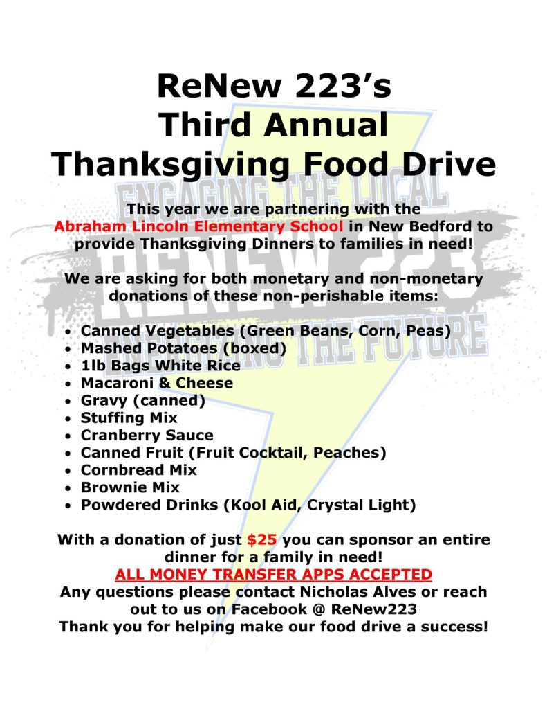 Third Annual Thanksgiving Food Drive - IBEW Local 223